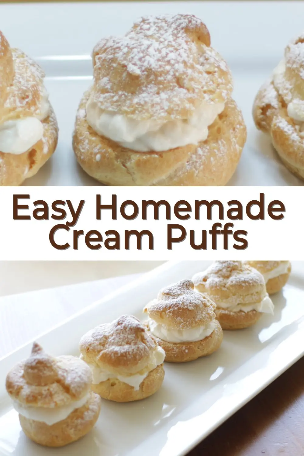 Easy Cream Puffs Recipe | How to Make Cream Puffs