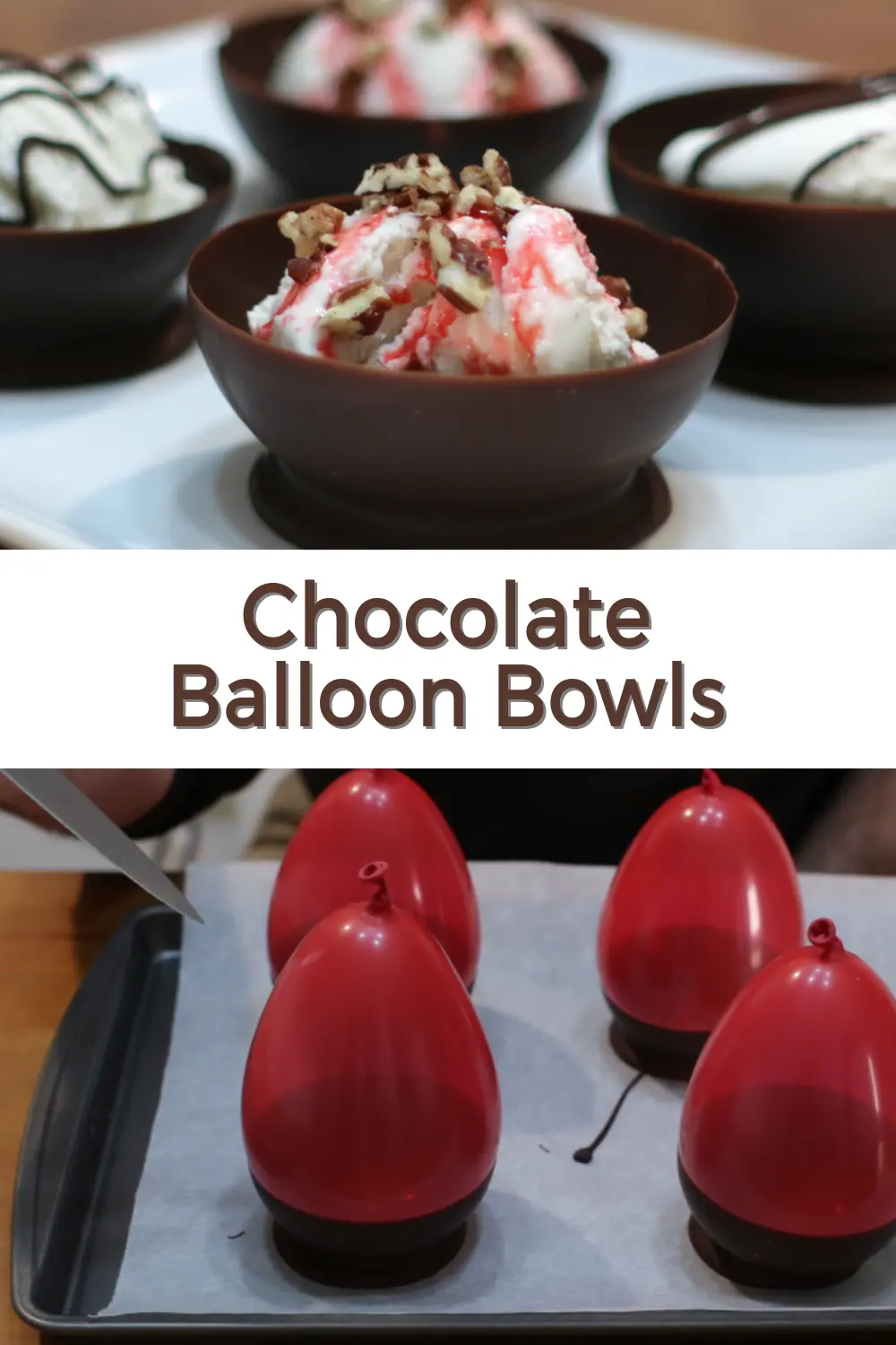 Chocolate Balloon Bowls Recipe | In The Kitchen With Matt