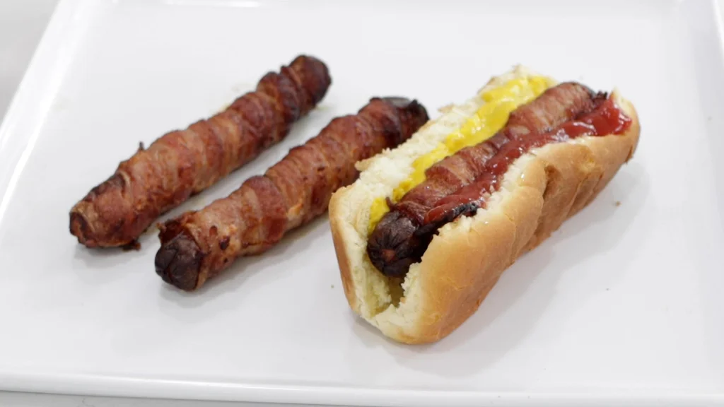 Bacon Wrapped Hot Dogs